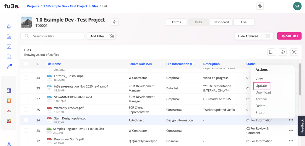 How to update a file's custom field values How to update a file's custom field values